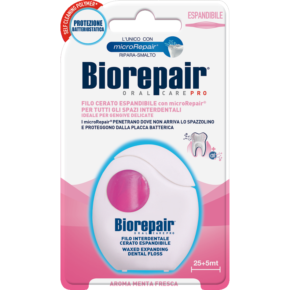 Biorepair - EXPANDING Dental floss with microRepair® and realized in S ... Biorepair - EXPANDING Dental floss with microRepair® and realized in S ...