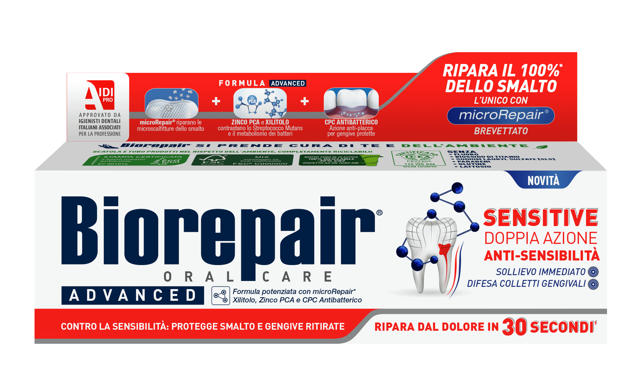 Biorepair - Dentifricio Advanced sensitive